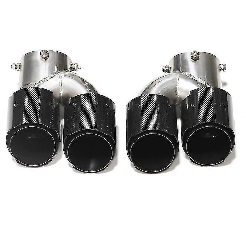 unique pipeQuad Car Pipe Carbon Fiber Tip For BMW G20 G21 M340i 2019 ...