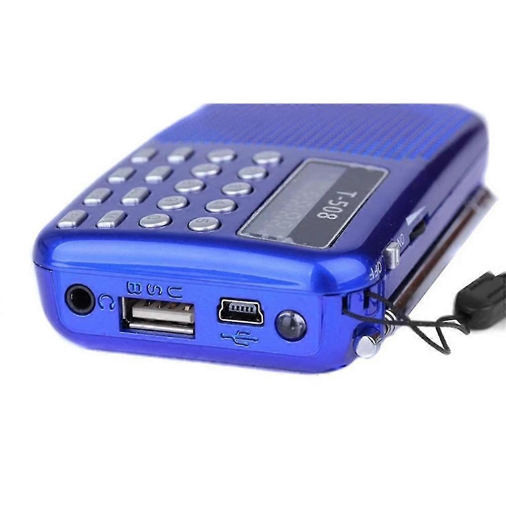Fm Radio T508 Mp3 Music Player Outdoor Indoor Speaker Rechargeable With ...
