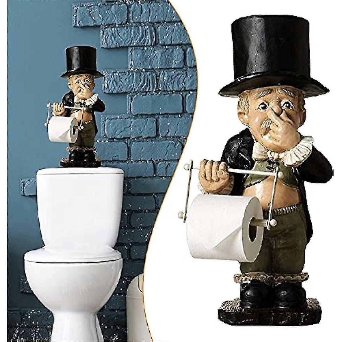 Hongr Toilet Roll Paper Holder Stand Toilet Butler With Roll Paper ...