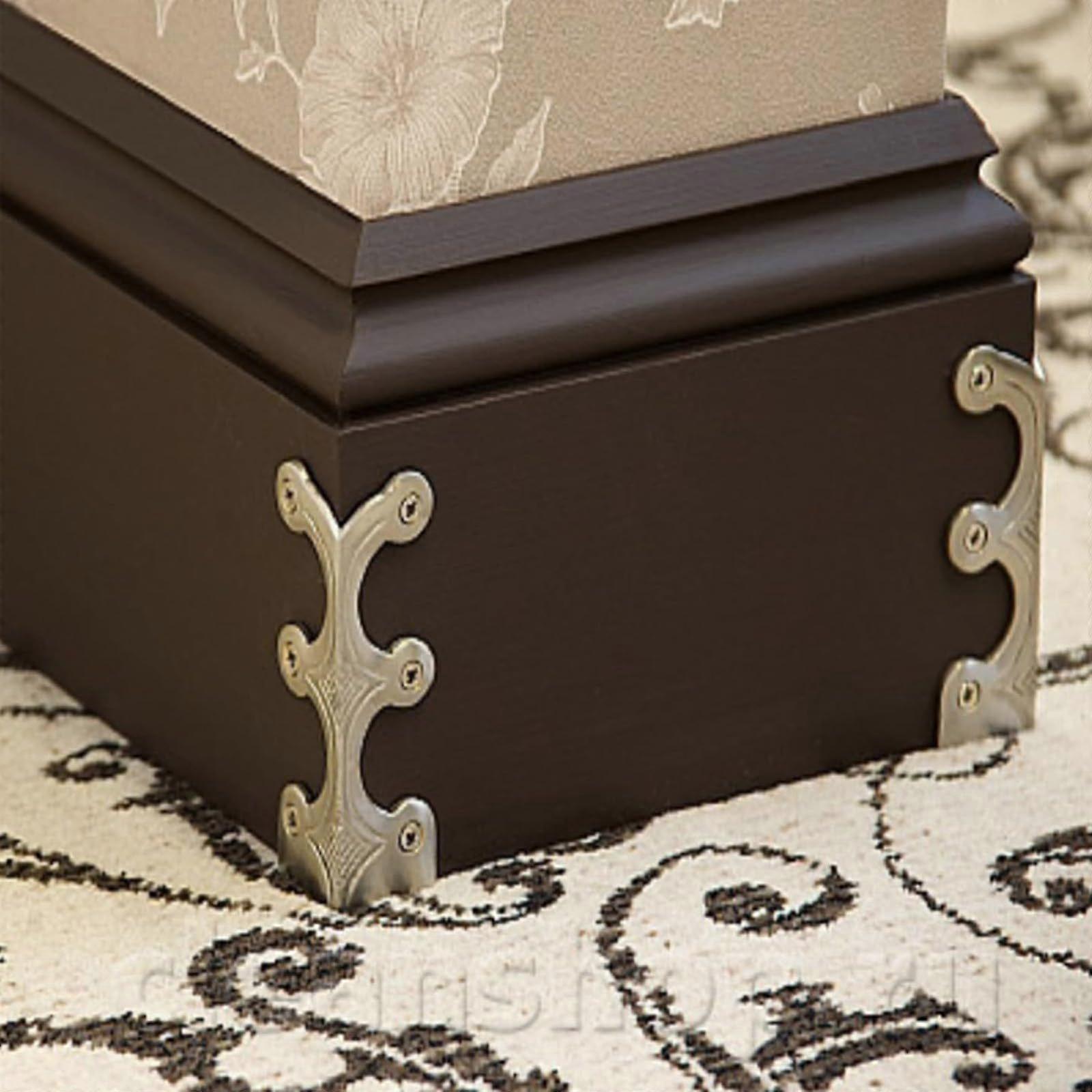 Baseboard Corner Protectors, Solid Brass Skirting Board Corner ...