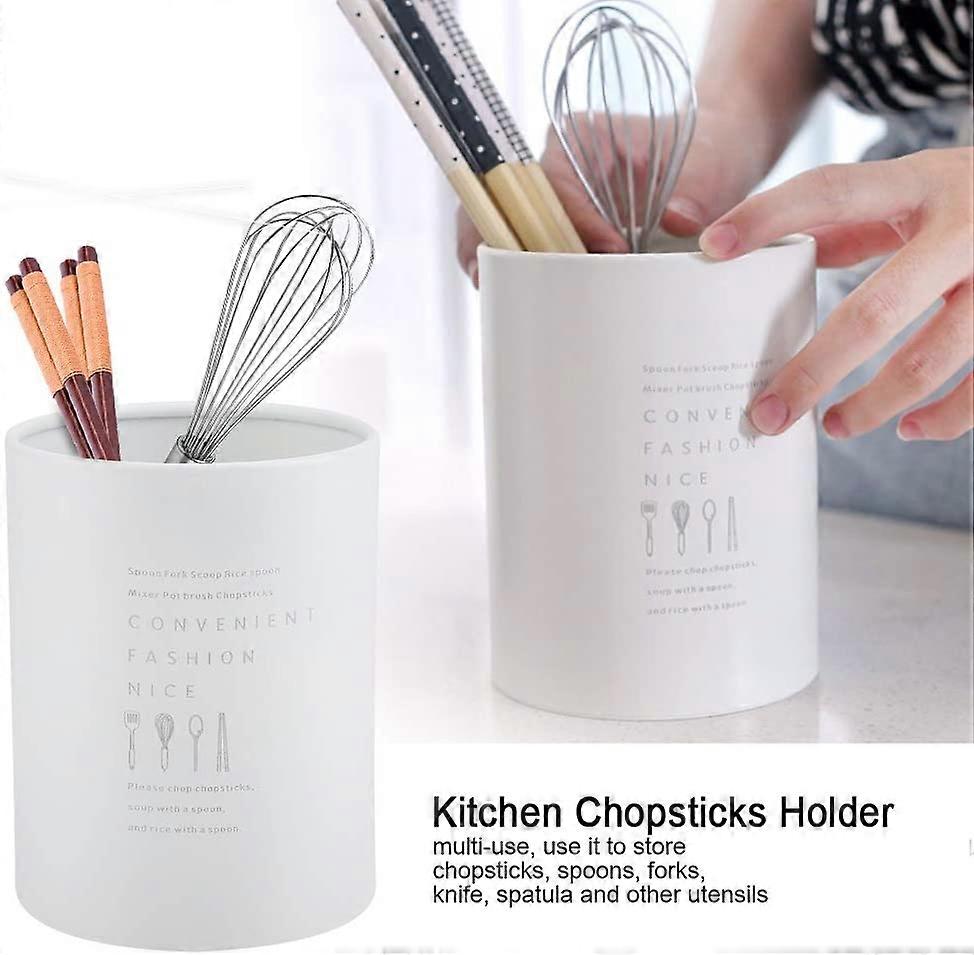 White Utensils Holder, White | Fruugo UK