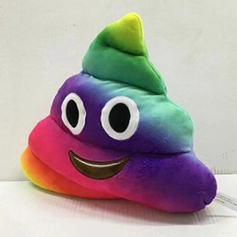 Funny Super Poop Pillow Plush Toy Creative Cute Face Expression Shit ...