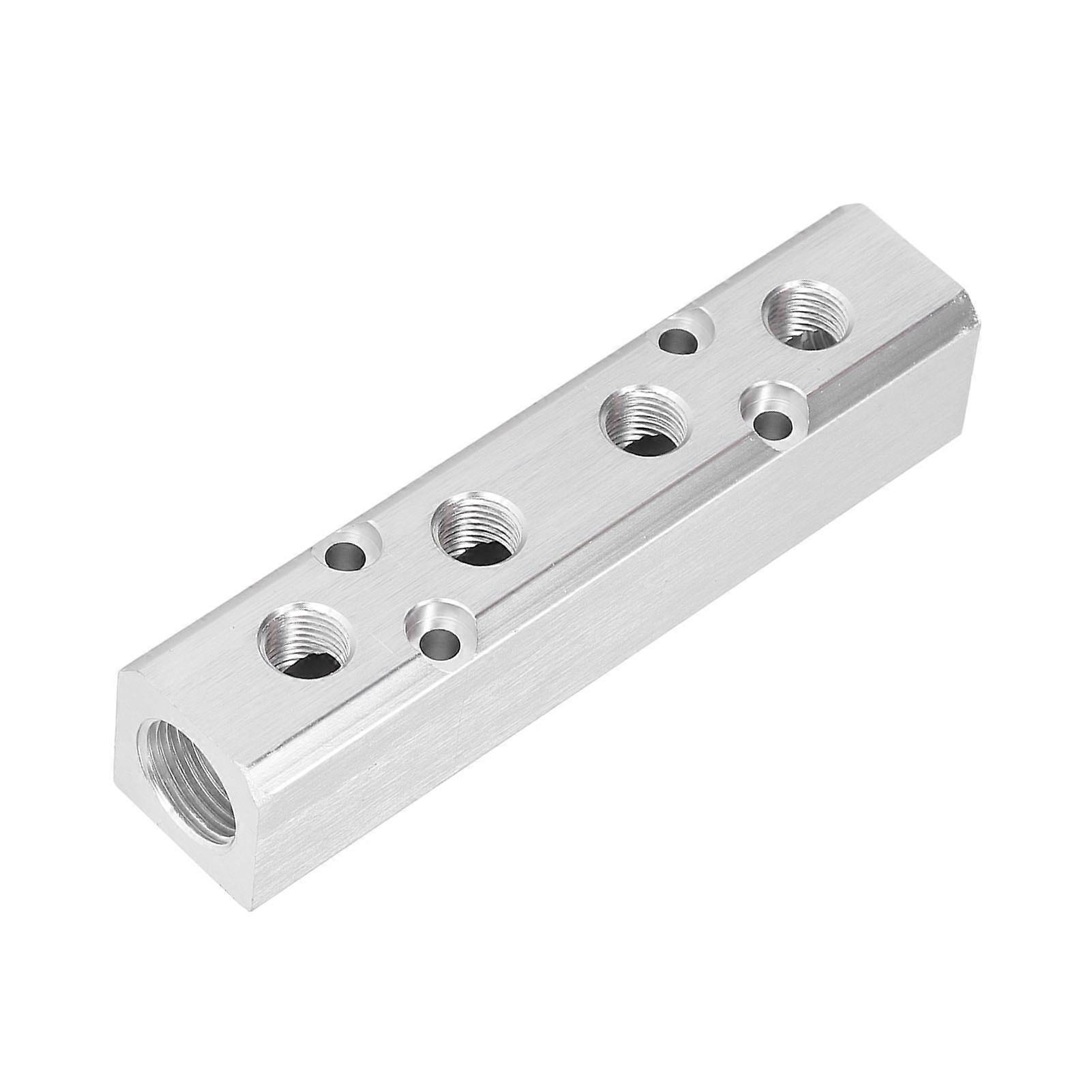 Pneumatic Manifold Air Distribution Block Connector Splitter G1/2 Input ...