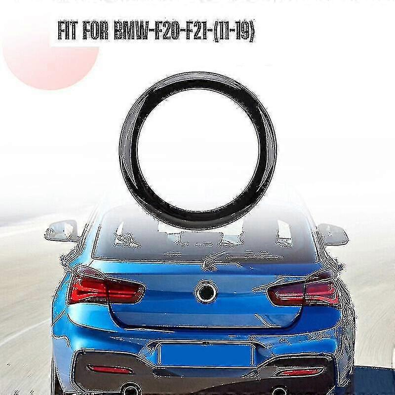 Gloss Black Rear Badge Boot Ring Surround For Bmw F20 F21 1 Series ...
