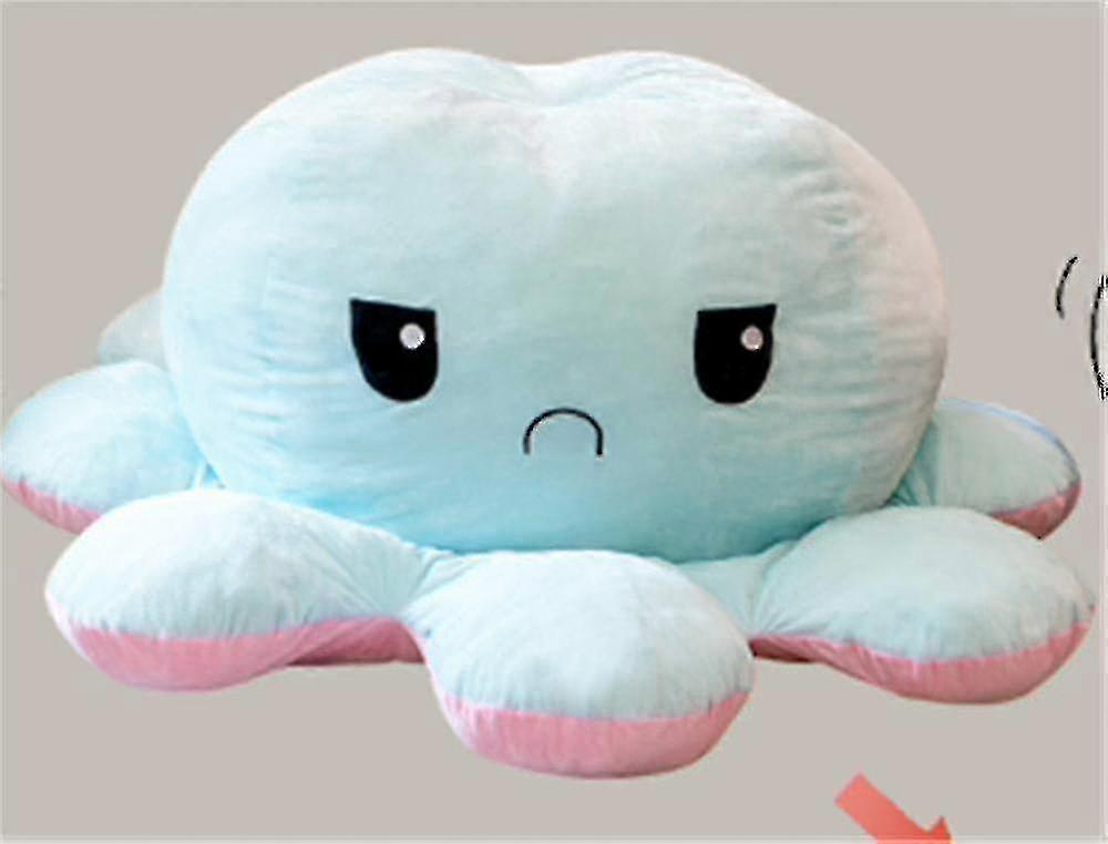 Flip Octopus Doll Large Double-sided Flip Mood Face Changing Doll Angry ...