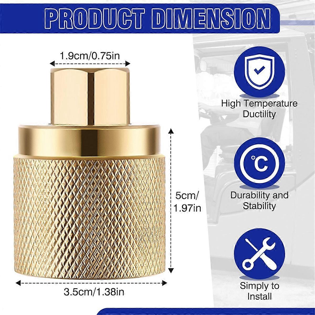 2 Pack Forklift Connector Female 7141F, Propane Tank Adapter, 1-1/4Inch ...