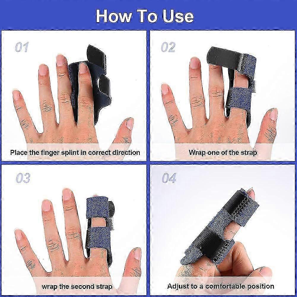 2 Pcs Finger Splints,finger Support - Trigger Finger Splint With ...