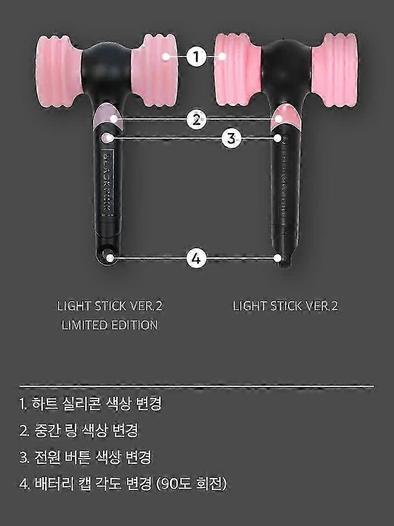 BLACKPINK OFFICIAL LIGHTSTICK VER.2 (+IDOLPARK Special BLACKPINK Photocards set) | Fruugo UK