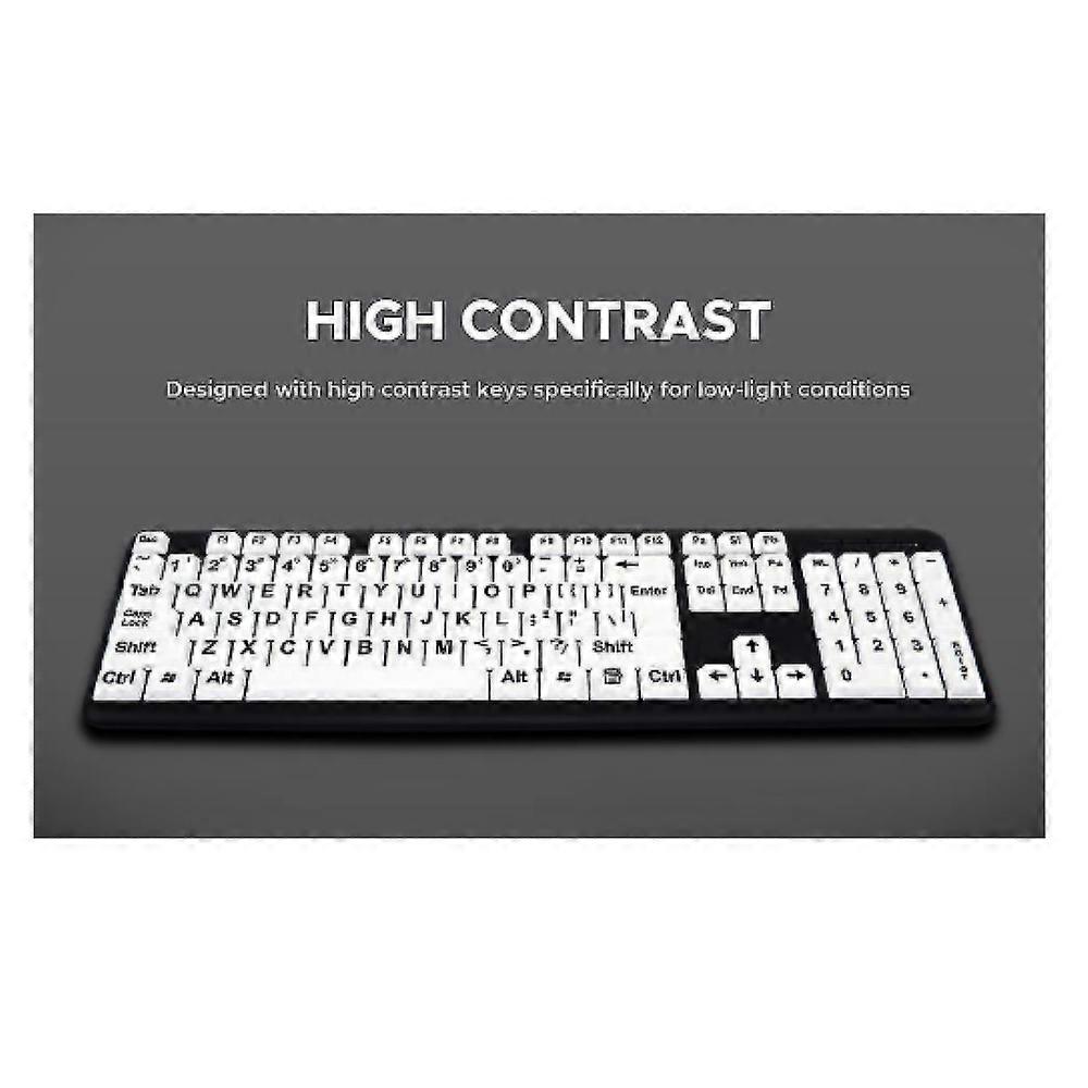 Comfortable Senior Keyboard, Ergonomics Computer Keyboard With High ...
