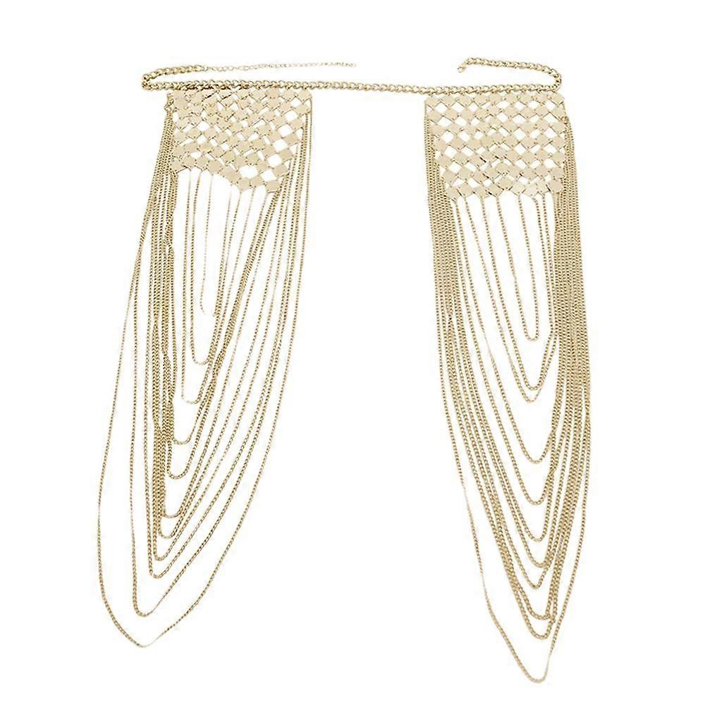 Tassel Collar Shoulder Necklaces Body Chain Jewelry for Dress Accessory ...