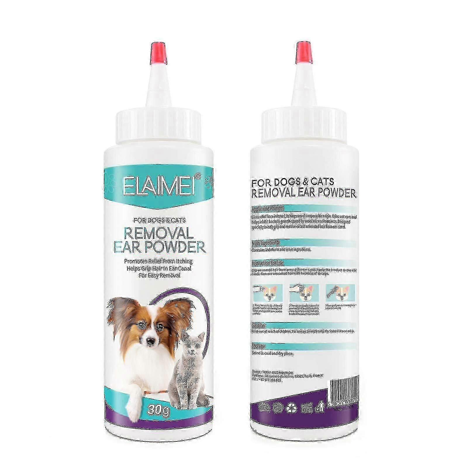 Dog Ear Infections Treatment Painless Dog Ear Powder For Hair Removal ...