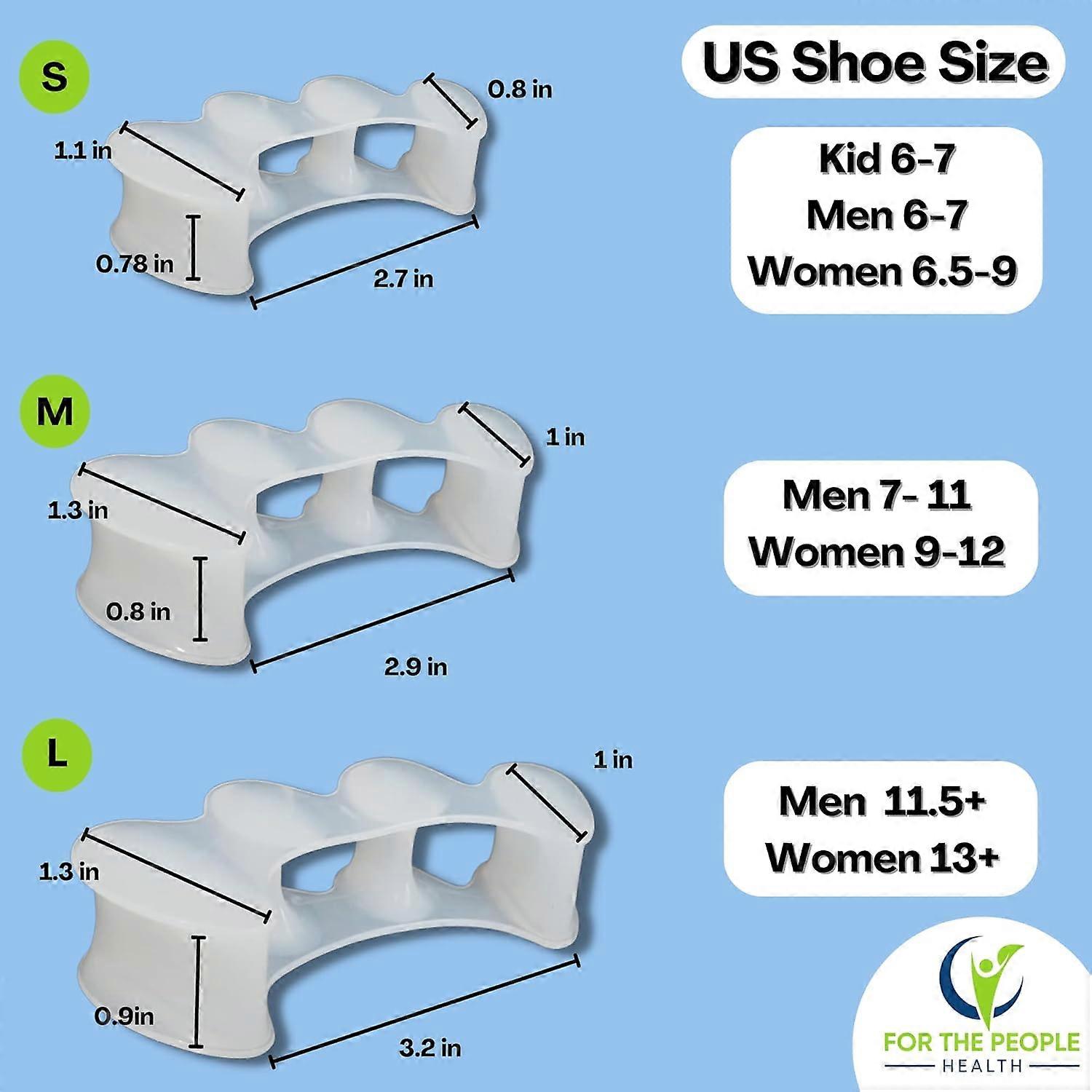Toe Separators for Hammertoes and Bunions - Small Foot Alignment ...