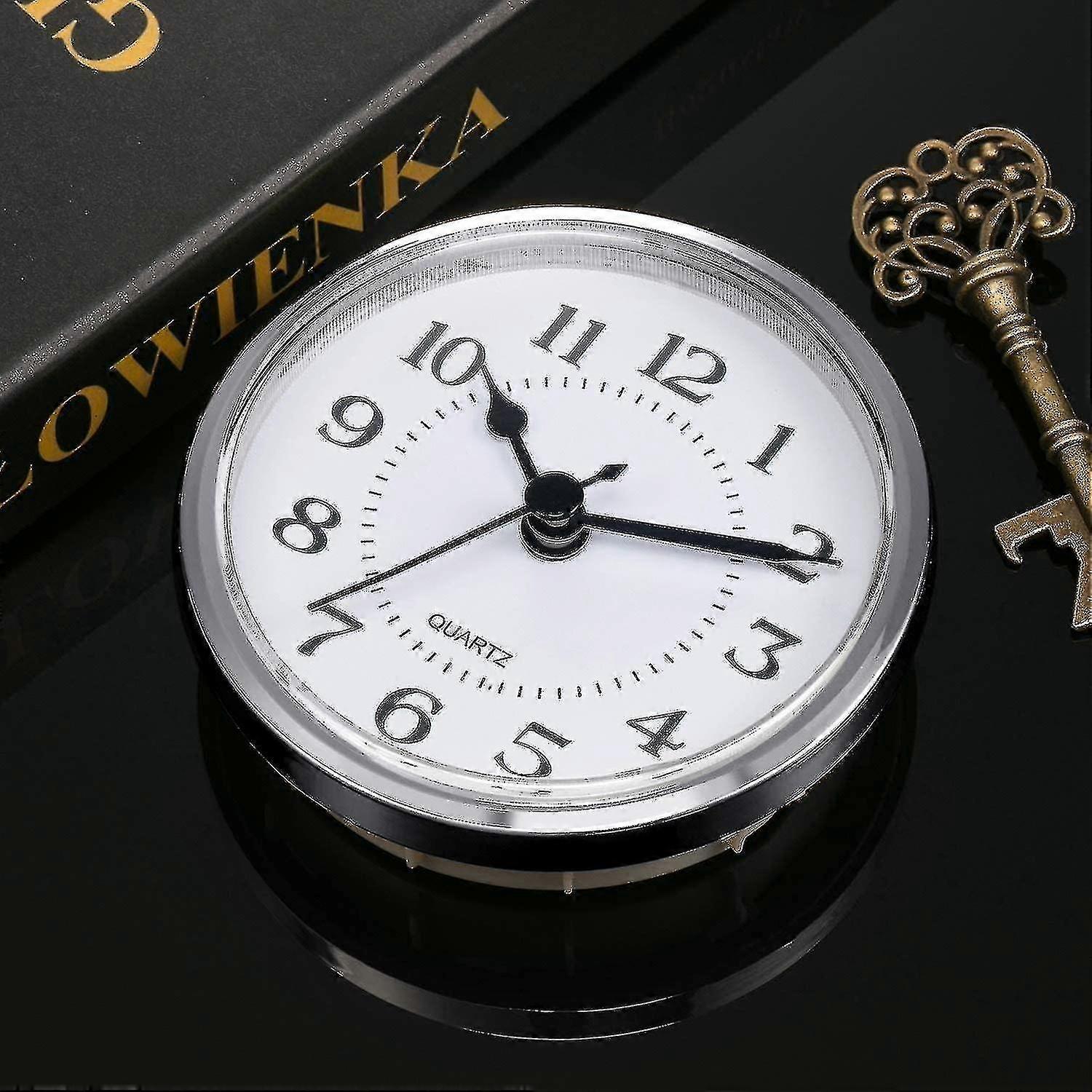 Clock Insert with Arabic Numeral Dial for 3-1/2 Inch Quartz Fit-up ...