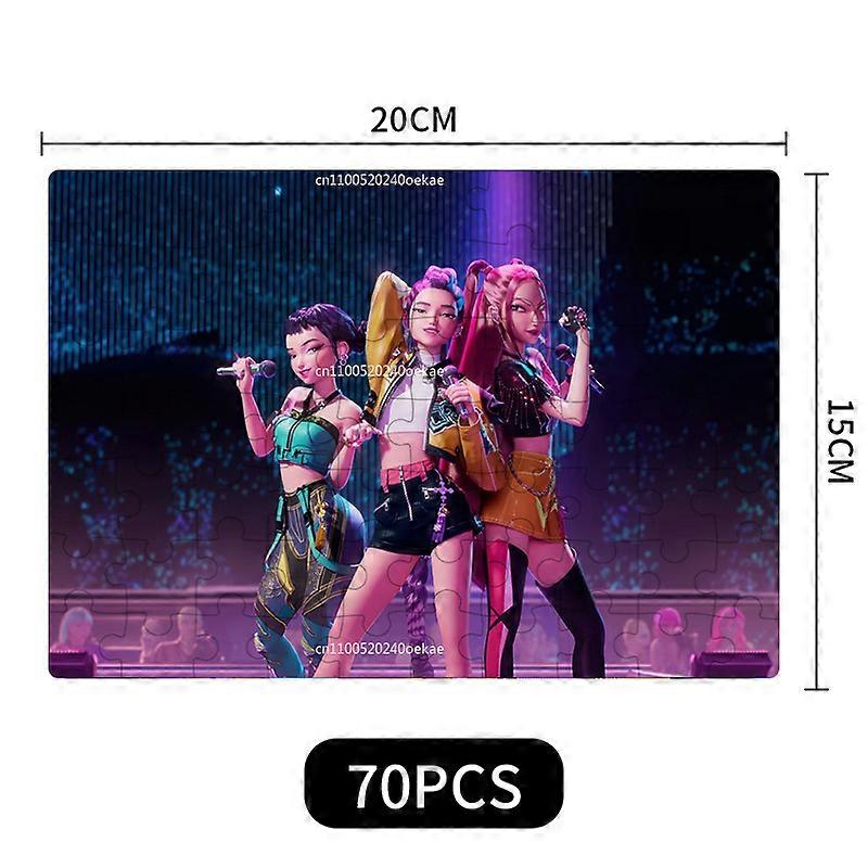 2025 New 10 style KPop Demon Hunters jigsaw puzzle KPop Demon Hunters ...