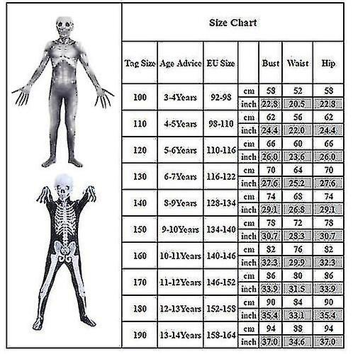 Halloween Fancy Costume The Rake Morphsuit Boys Girls Creepypasta ...