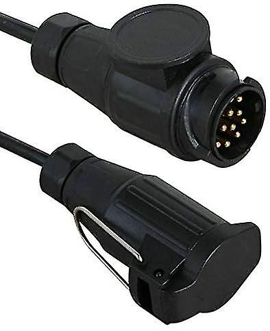 2m 13 Pin To 13 Pin Extension Lead For Trailer, Boat, Trailer, Caravan ...