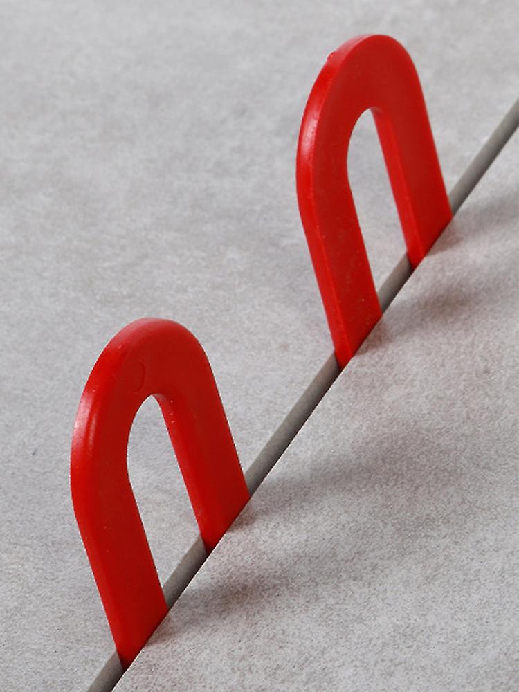 100pcs U Shape Plastic Shims Tile Leveling Tool Horseshoe Spacers ...