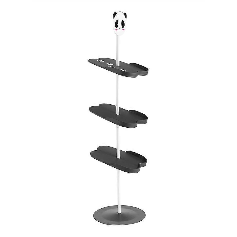 Black Panda Cartoon Animal Shoe Rack Organizer for Kids | Fruugo SE