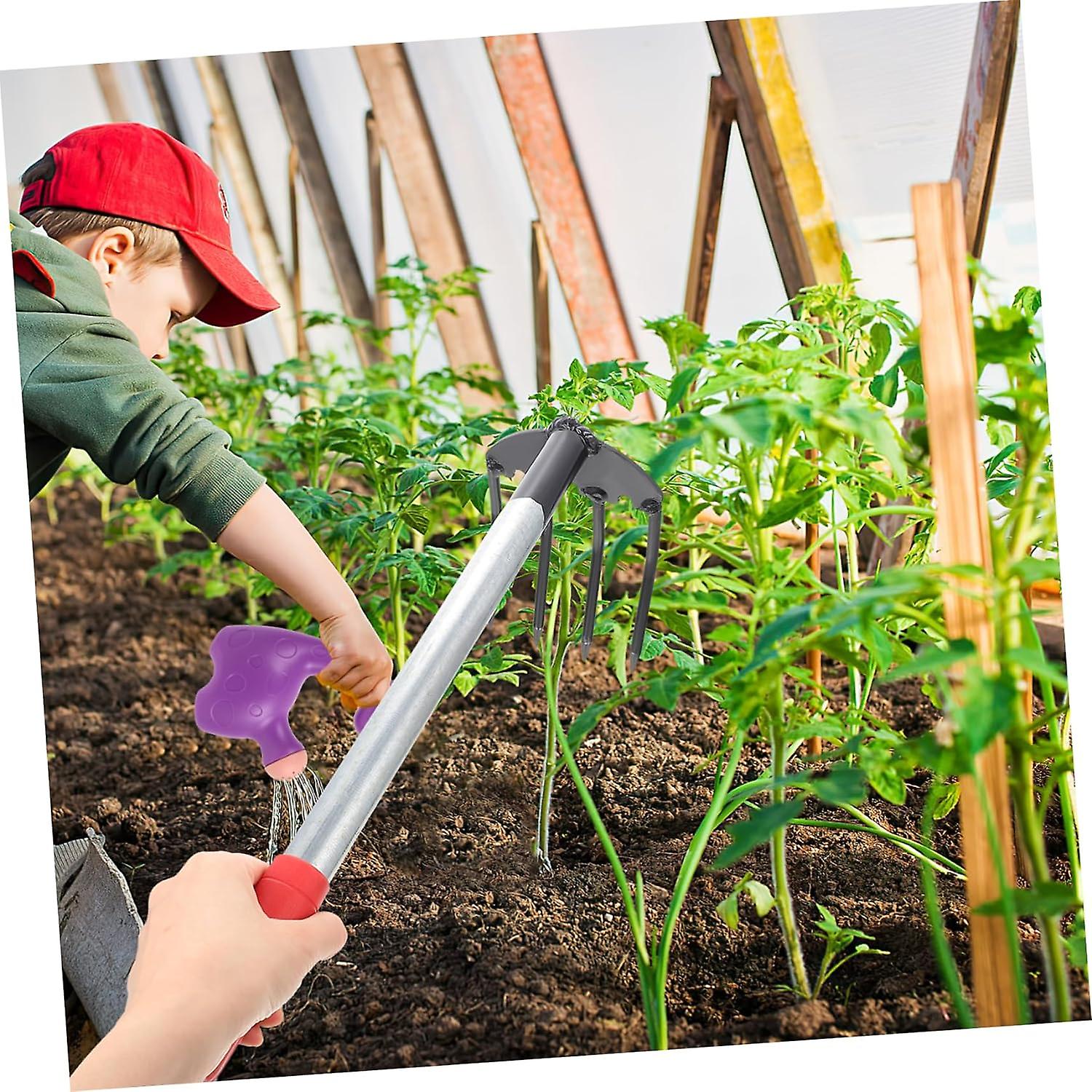 2Pcs Four-Prong Loosening Harrow Outdoor Tools Mini Shells Hand Tools ...