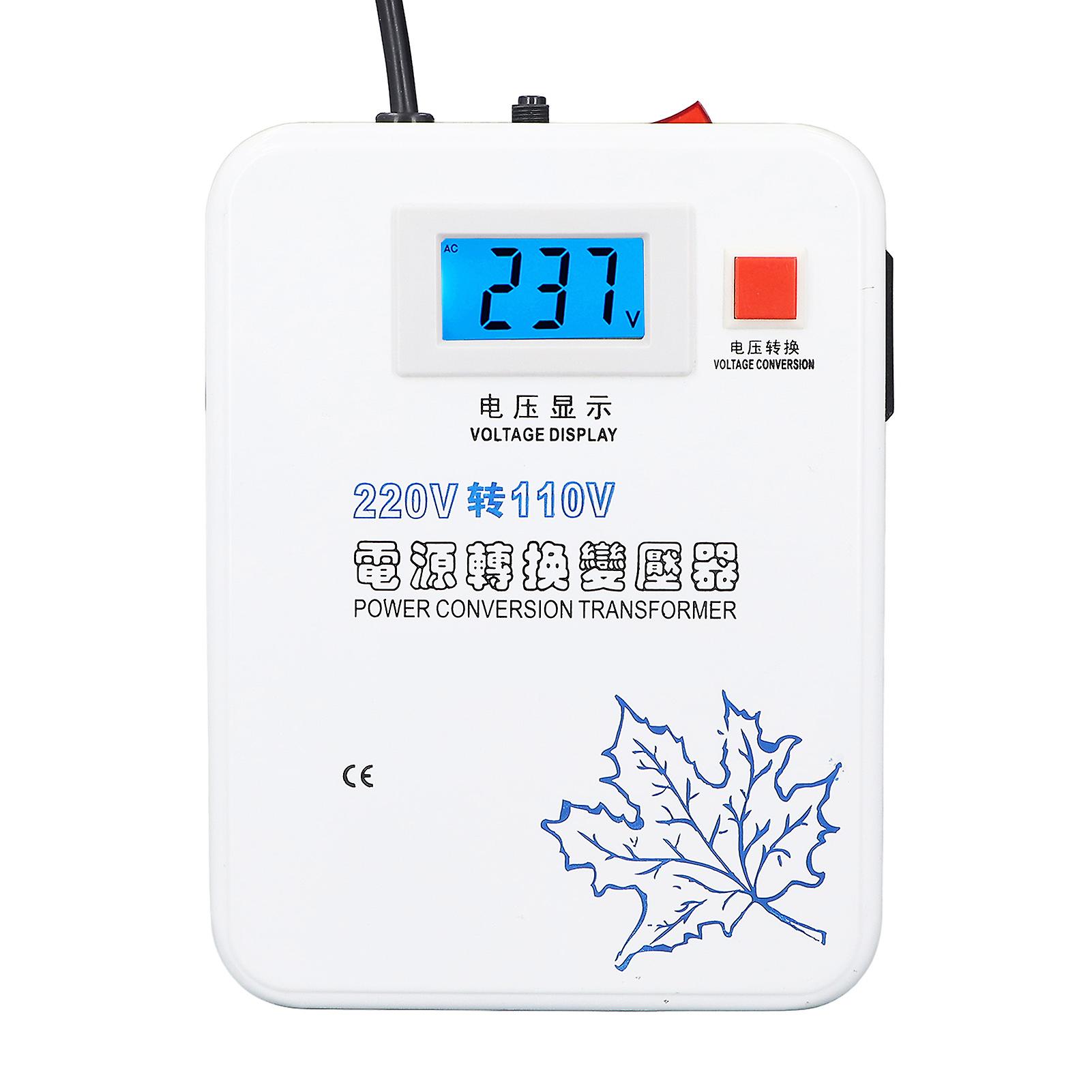 1500W Voltage Converter AC220V to 110V Single Phase Power Transformer ...