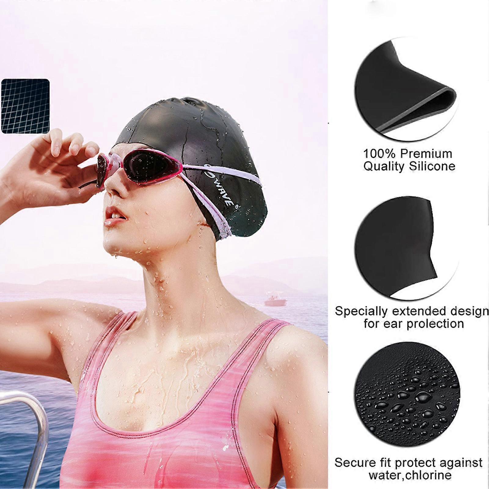Swimming Cap Women Water Proof | Women Swimming Caps Waterproof | Fruugo UK