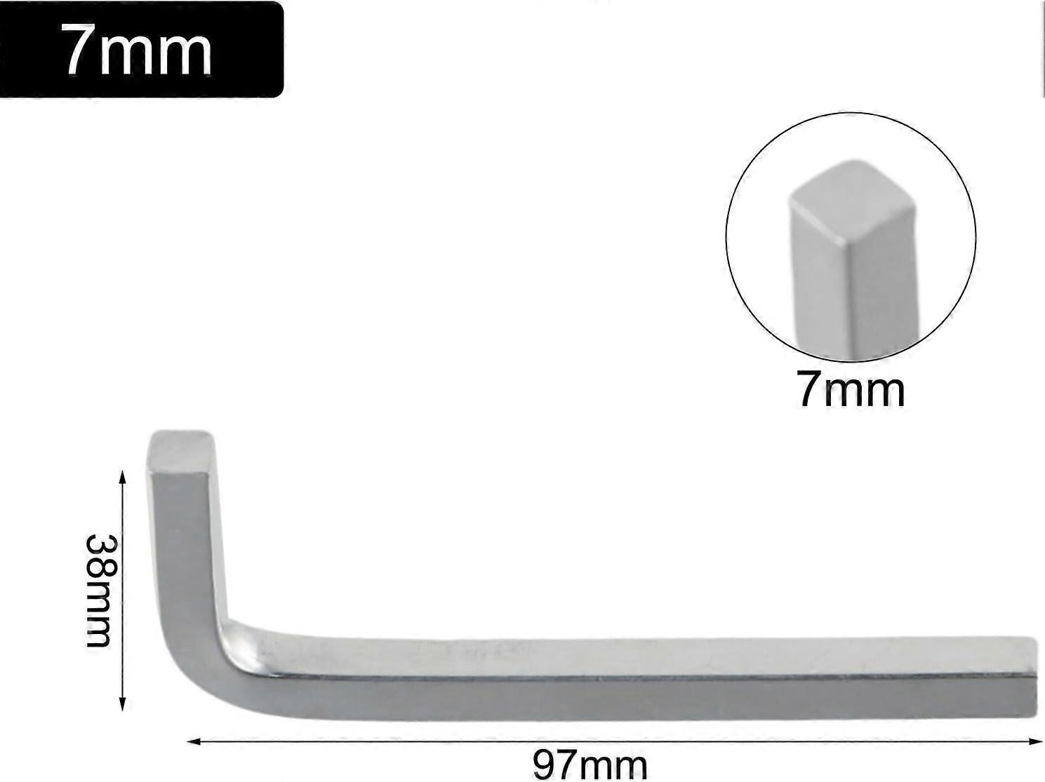 x 3-10mm Square Wrench, L-shaped Square Wrench, Chrome Vanadium Steel ...