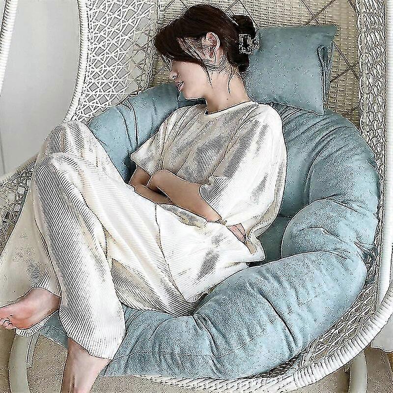 Balkong, kontorsträdgård, gungstol, korgstol, kudde, gunga, hängande ...