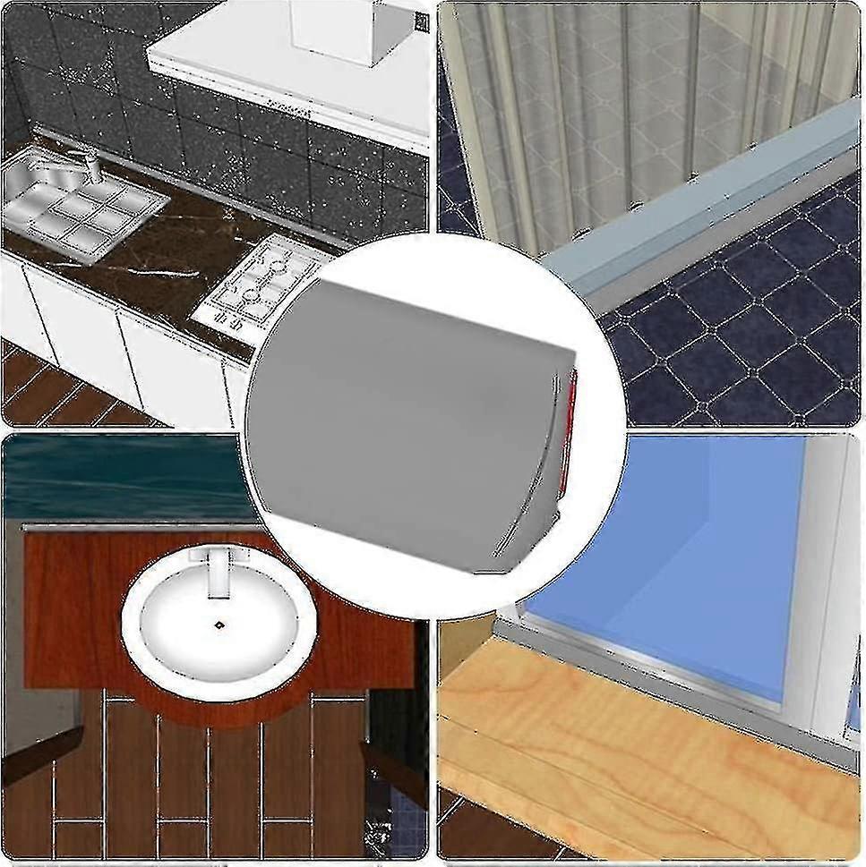 2m Shower Threshold Water Barrier, Wet Room Bathroom Kitchen Floor ...