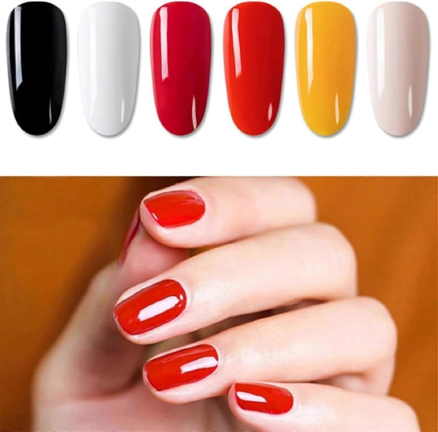 Nail Polish Pens, 36 Color Nail Polish Gel Pen 5 ml, 3 In 1 Gel Nail ...