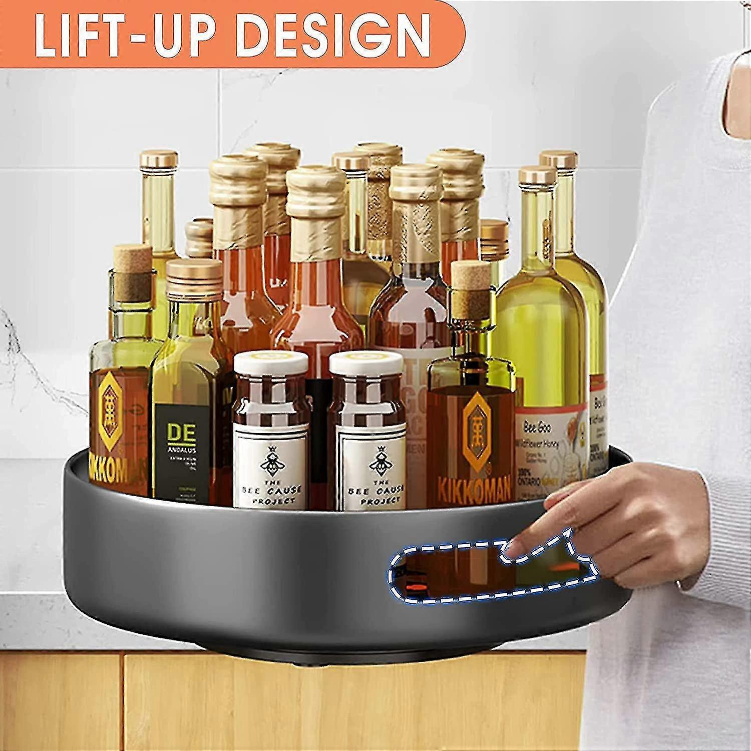 Lazy Susan,metal Steel Revolving Shelves Revolving Kitchen Cupboard ...