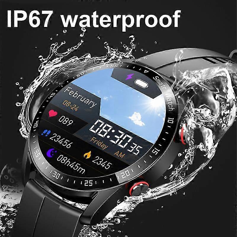Heart Rate Blood Pressure Monitor Ecg And Ppg Waterproof Full Touch ...