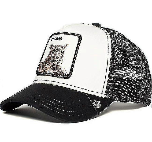 Panther Mesh Cap Animal Farm Trucker Baseball Cap Dad Hat Snapback Wolf ...
