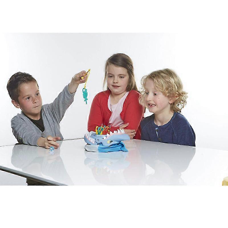 Touch the fish touch the great white shark carefully bite the hand ...