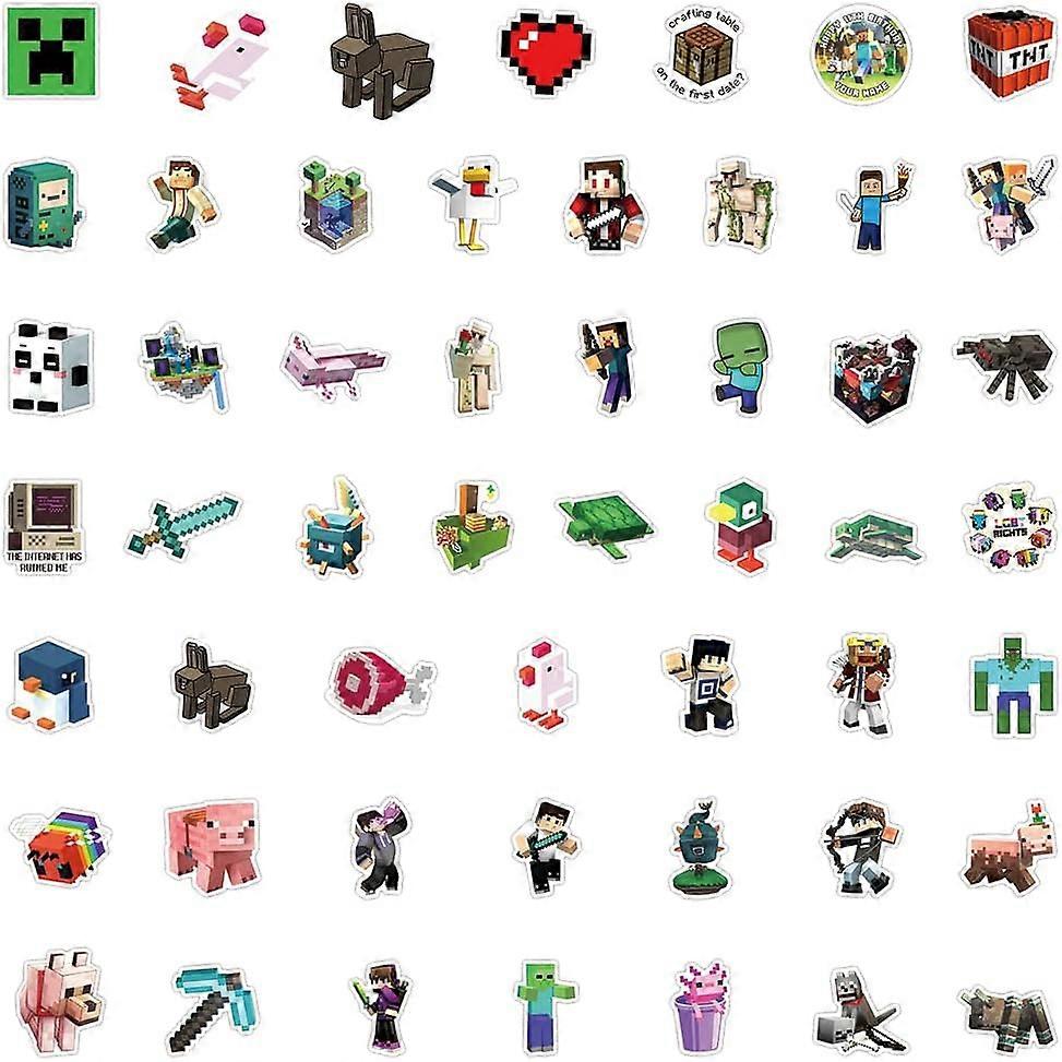 Stickers for Minecraft Party Supplies Kids Teens Boys Party Favors Toys ...
