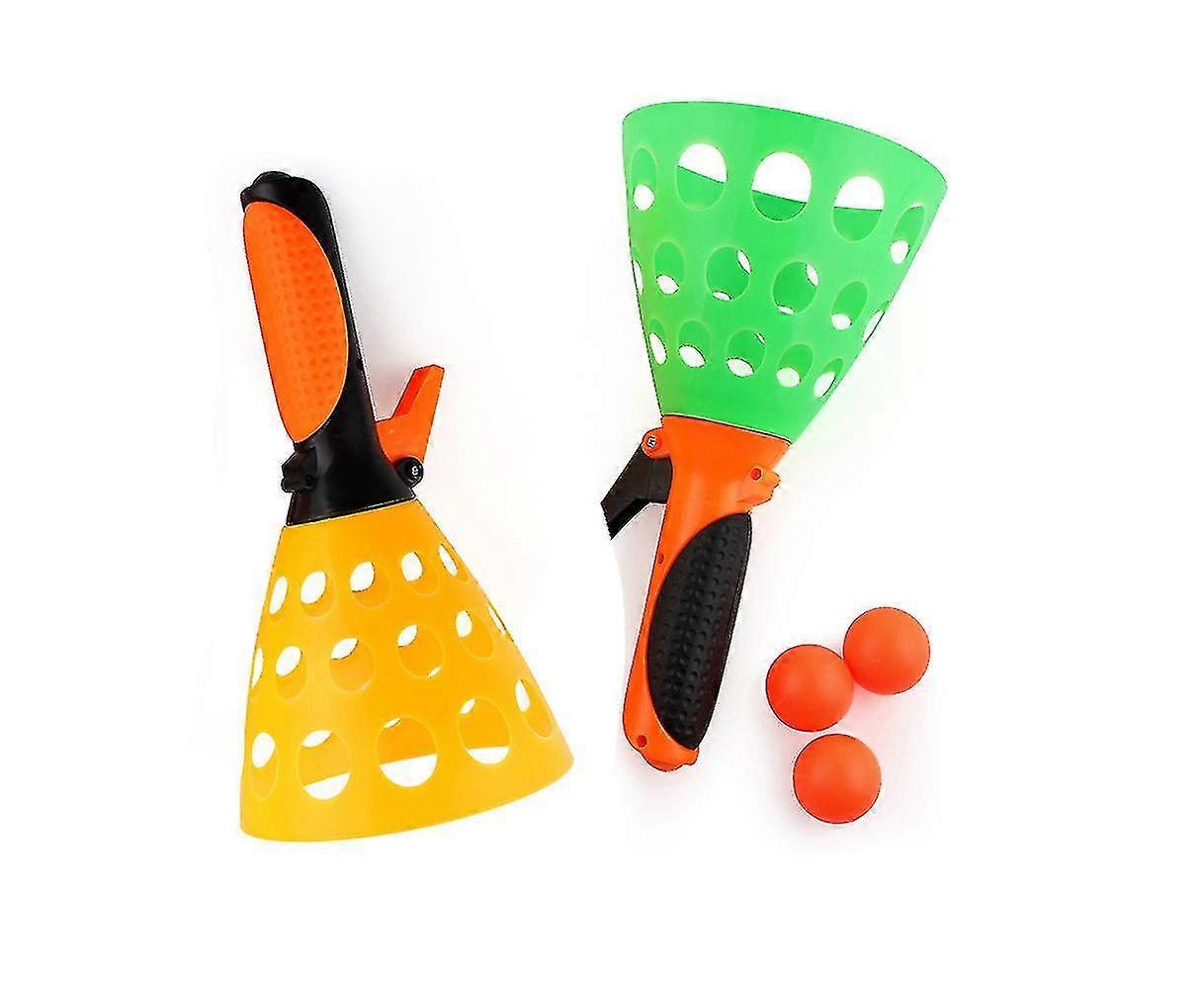 Plastic Catch Ball Game Launch And Catch The Ball Game Double Set ...