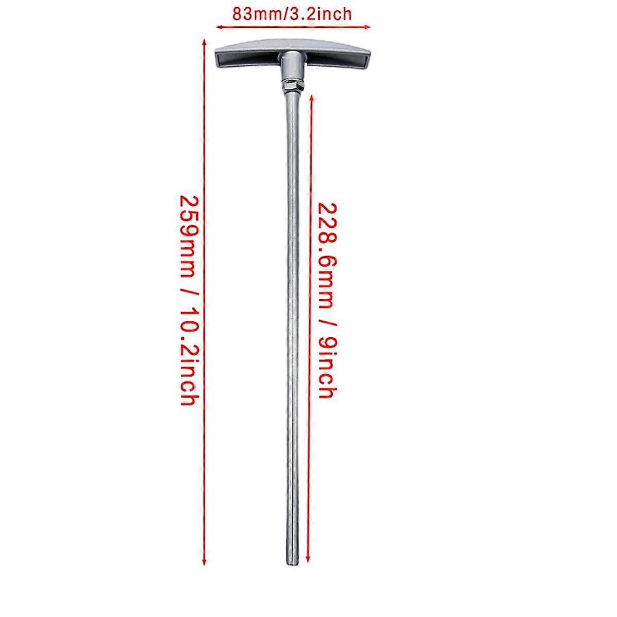 2 Pack-RV Waste Valve Extension Tube 9inch TX9HPB RV Waste Valve Handle ...