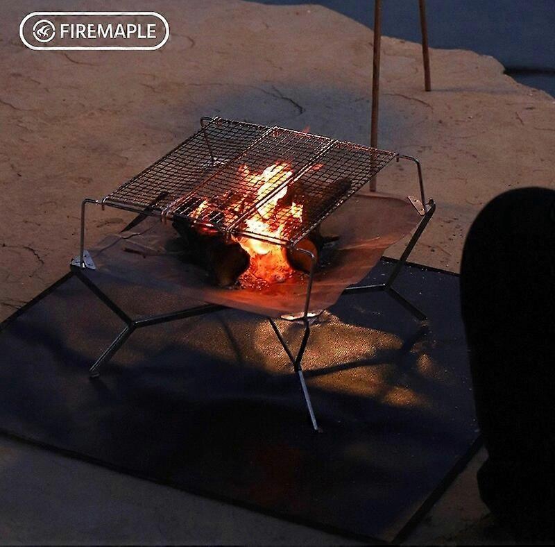 FIREMAPLE folding fire table outdoor portable bonfire barbecue grill ...