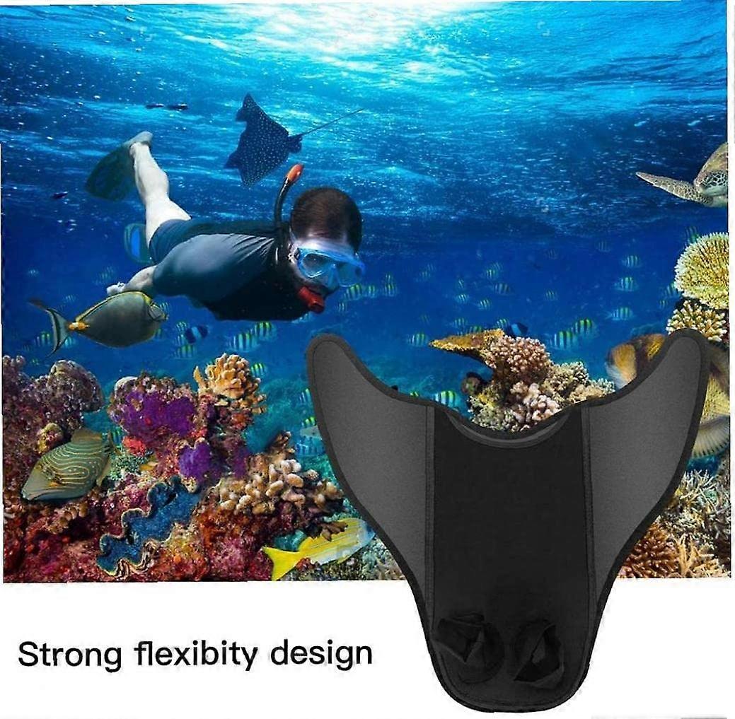 Mermaid Tails Monofin Swim Fin One-piece Monolithic Swimming Diving ...