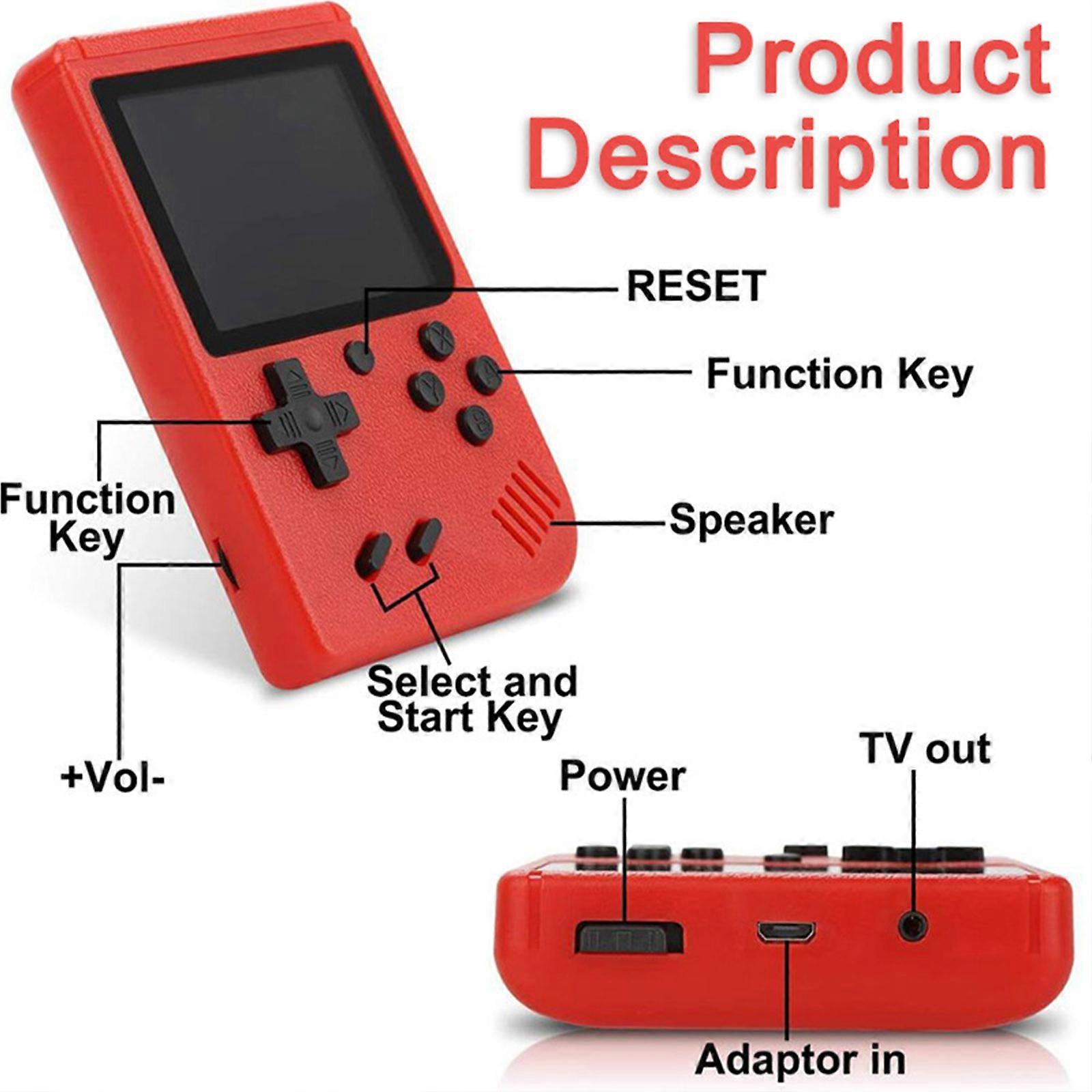 400 in 1 Games Device, Handheld Console, Retro Video Game Console ...