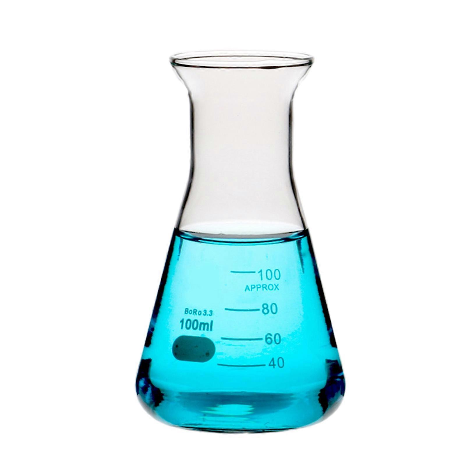 High Temperature Resistant Multiple Flared Open Lab Conical Flask with ...