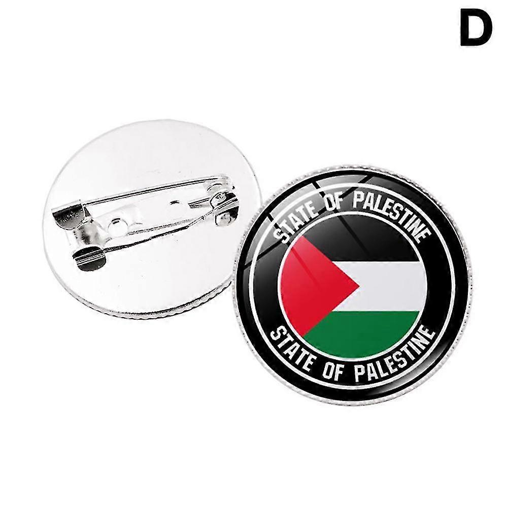 Palestine Flag Pin Badge Lapel Free Palestine National Enamel Brooch ...