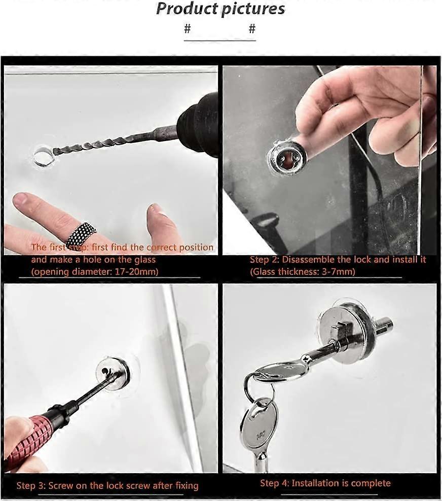 Glass Door Lock. Sliding Door Lock. Round Glass Lock. Mobile Door Lock ...