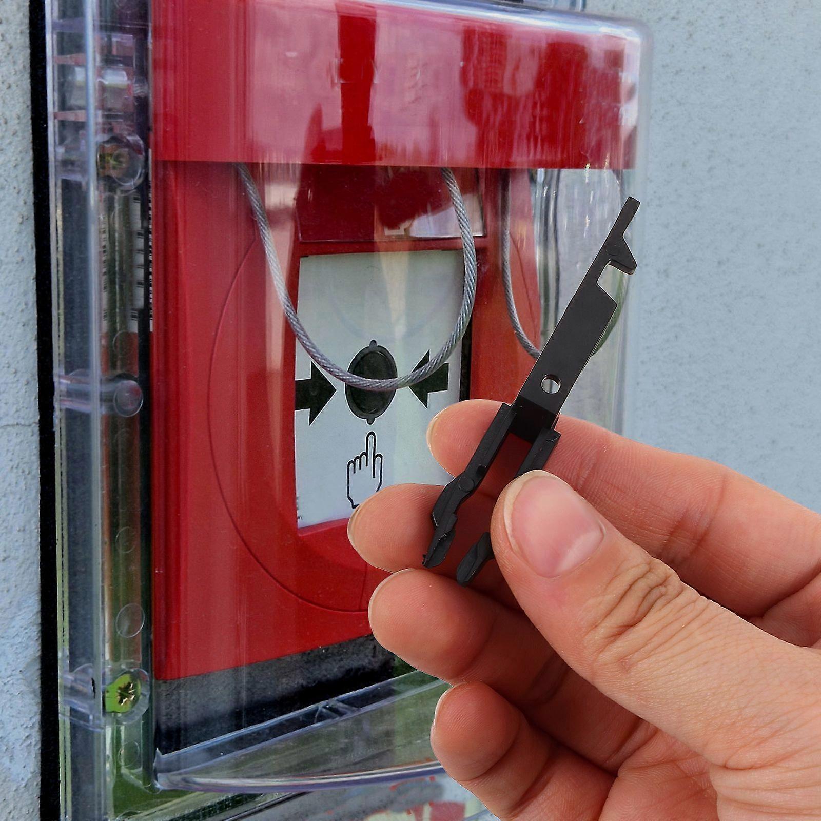 10pcs Emergency Call Point Test Key Reusable Plastic Key Emergency Fire ...