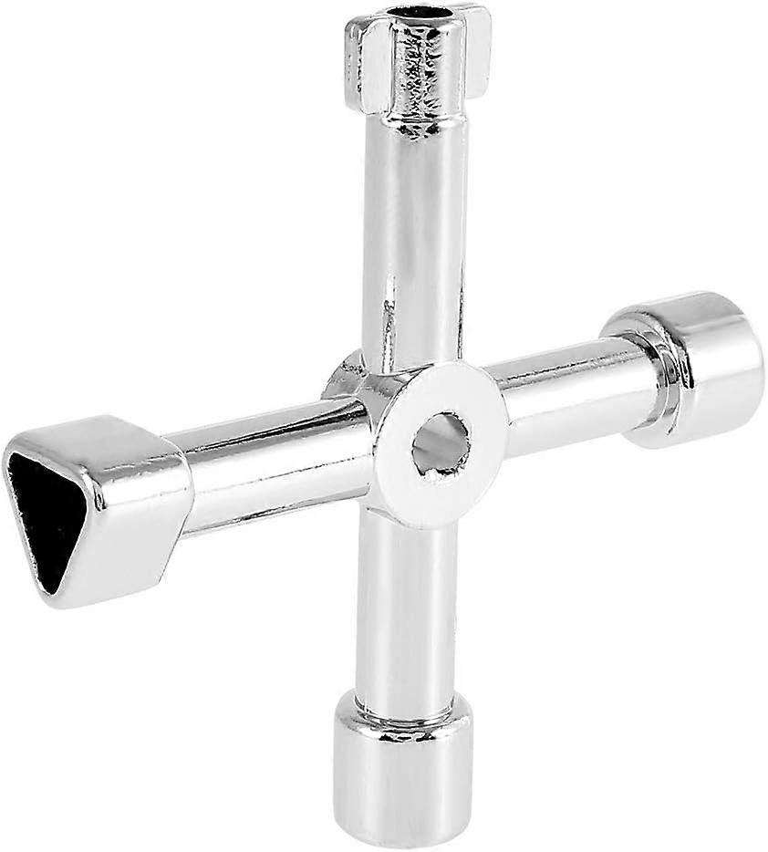 Multi-Functional Utilities Key, Sturdy and Durable Zinc Alloy Cross ...