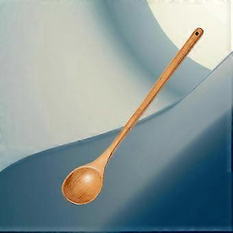 Heavy Duty Large Wooden Spoon , Long Handle Cooking Spoon With a Scoop ...