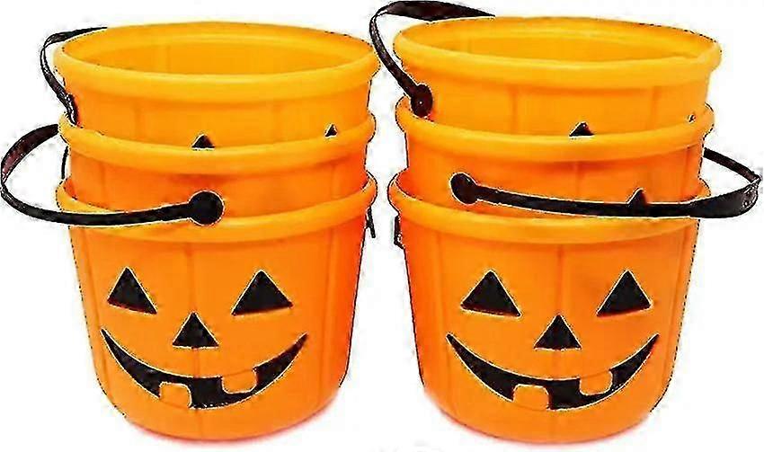 3pcs Halloween Trick Or Treat Pumpkin Bucket, Candy Basket Halloween ...
