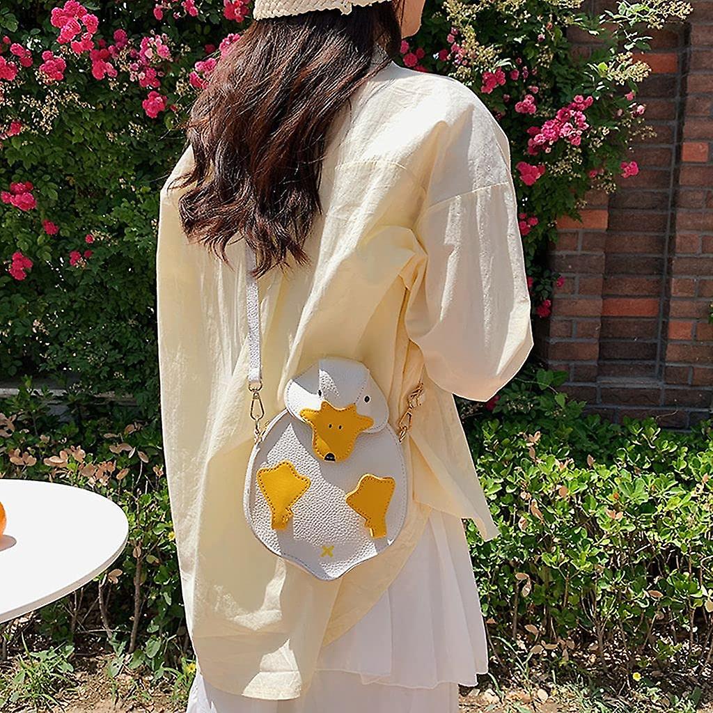 Duck Purse Small Pu Leather Crossbody Bag 3d Cartoon Ducking Shoulder ...