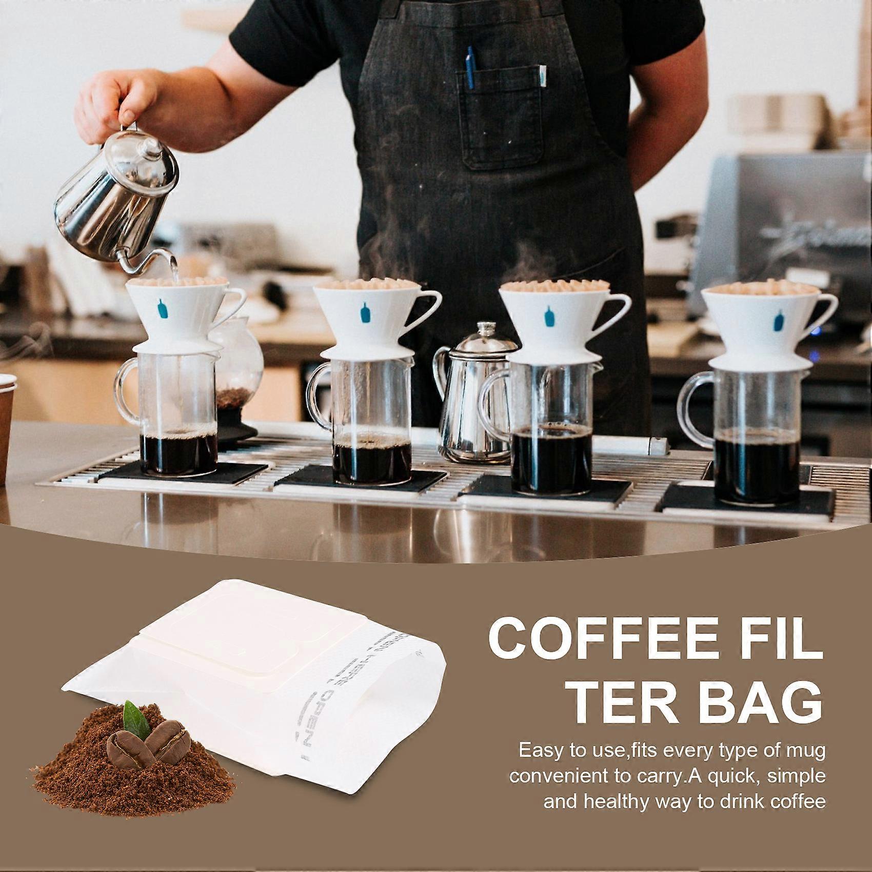 500 Pcs Drip Coffee Filter Bag Portable Hanging Ear Style Coffee ...