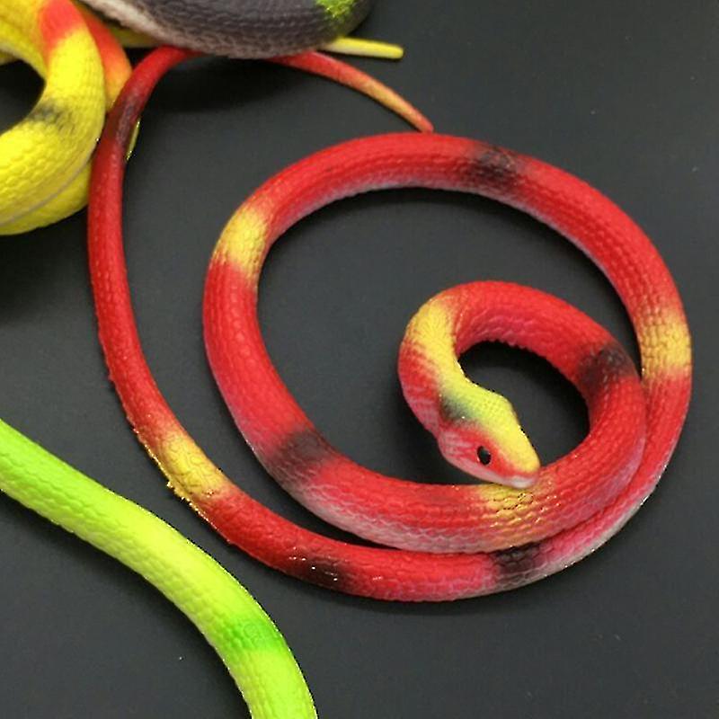 Eco-friendly Rubber Snake Prank Toy Soft Glue Fake Snake Halloween ...