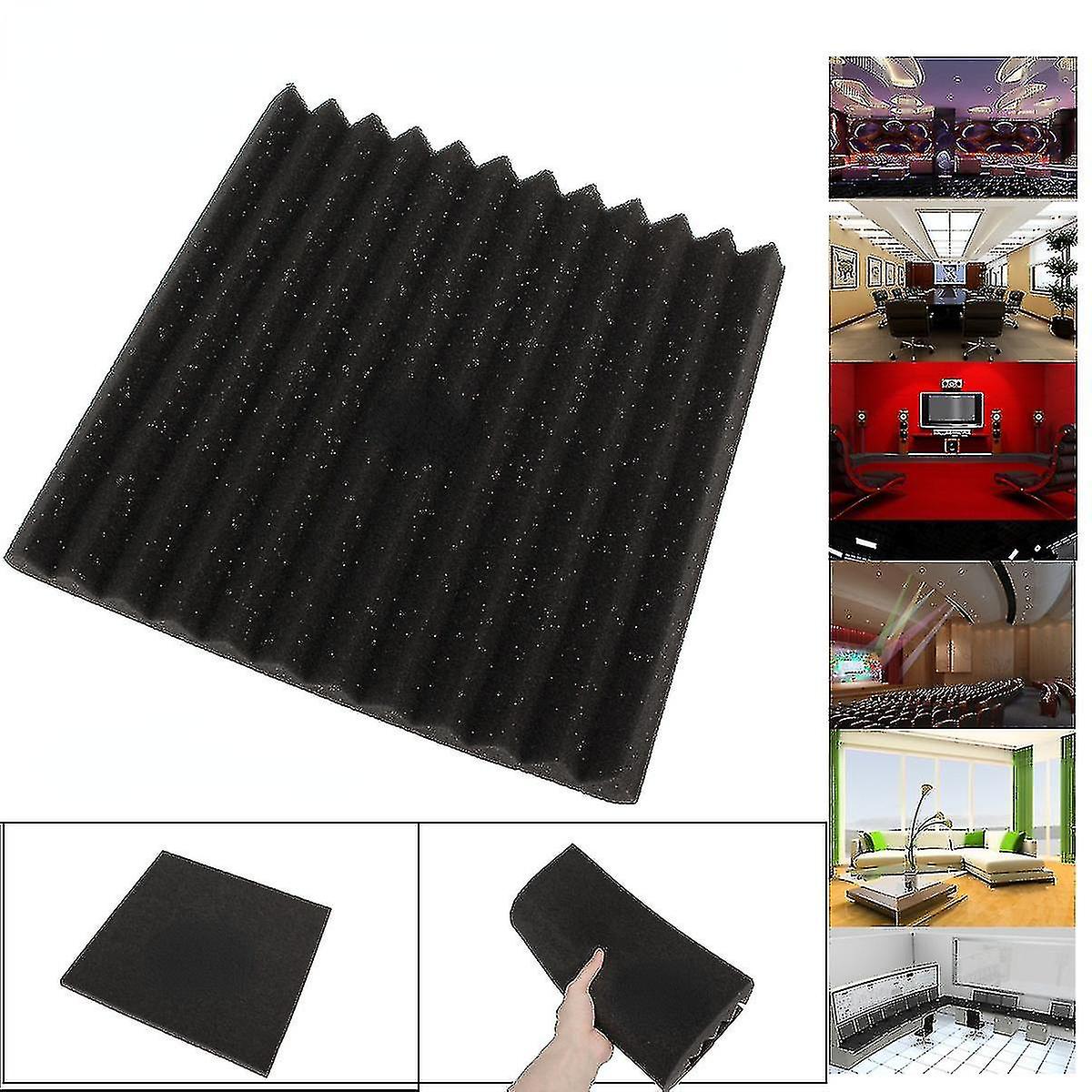 12pcs/24pcs Studio Acoustic Foam Sound Foam Sound Proofing Protective ...